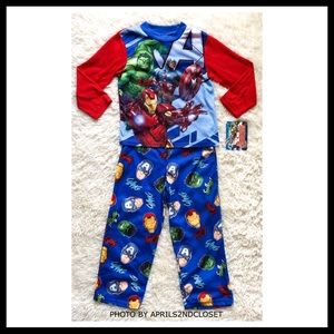 Marvel | Pajamas | Avengers Pajamas Boys Fleece Super Hero Cozy Winte ...